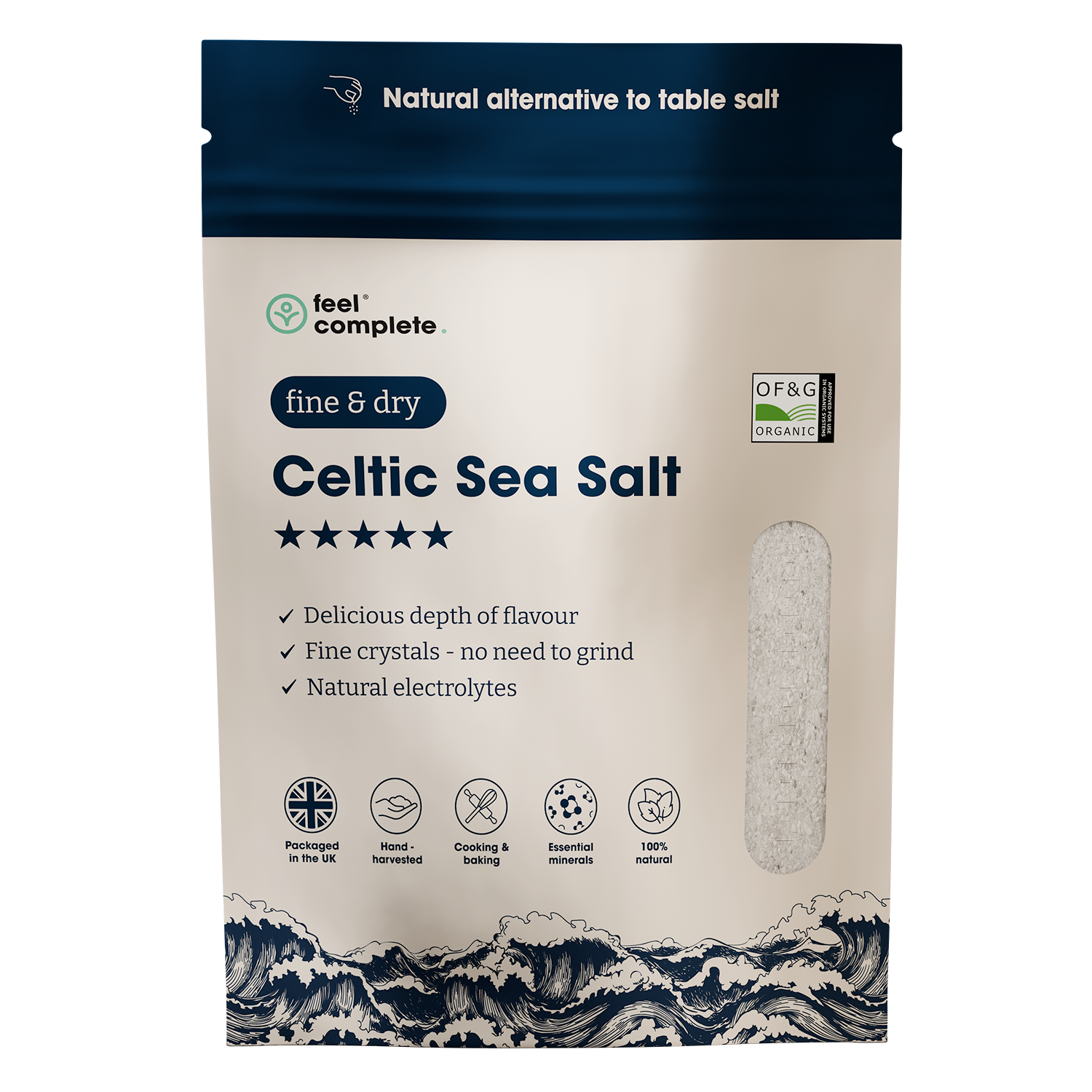 Celtic Sea Salt (Fine & Dry) – Feel Complete